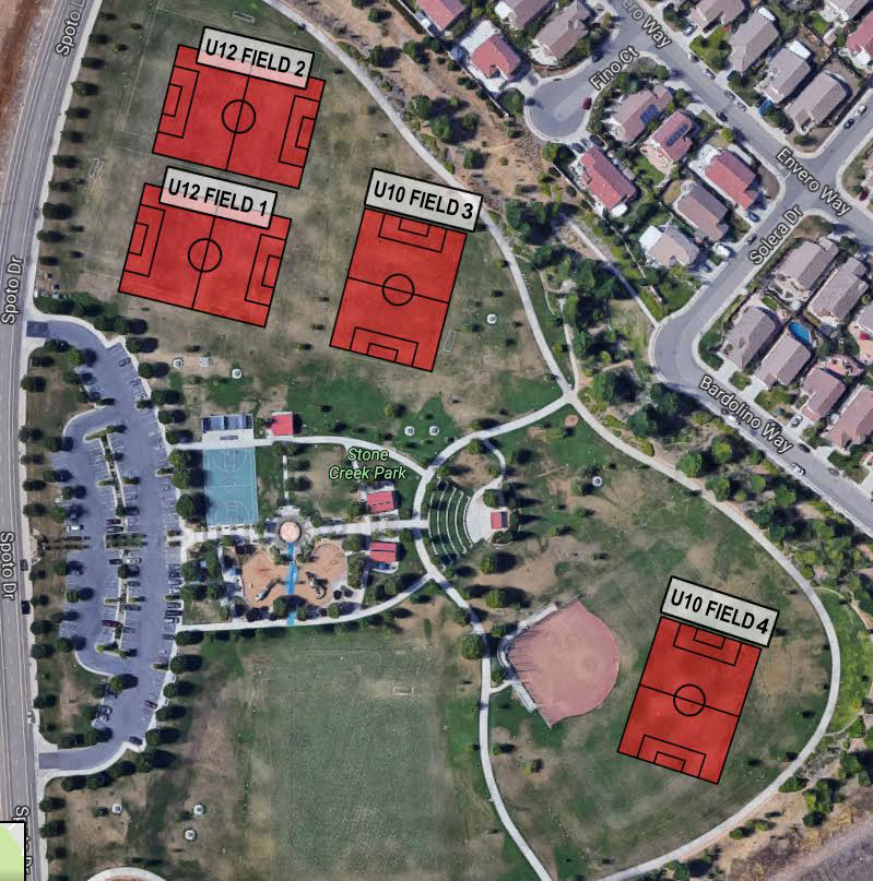 Rancho Cordova Soccer Club - Fields
